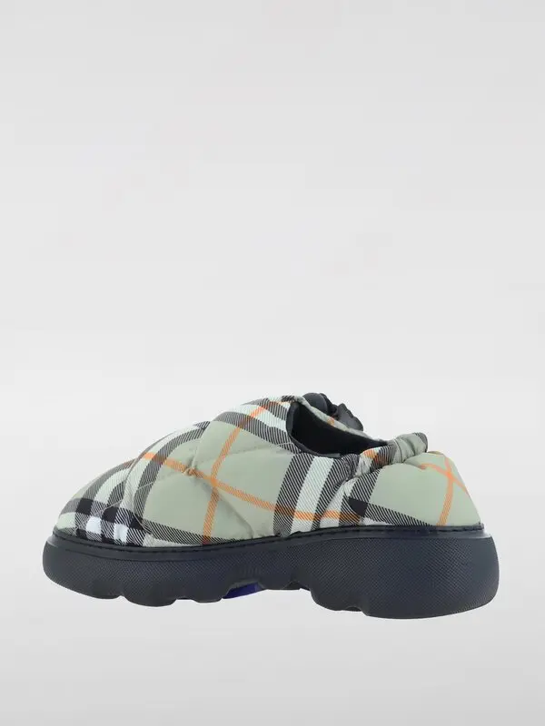 Burberry Checked Quilted Sneakers - Grey