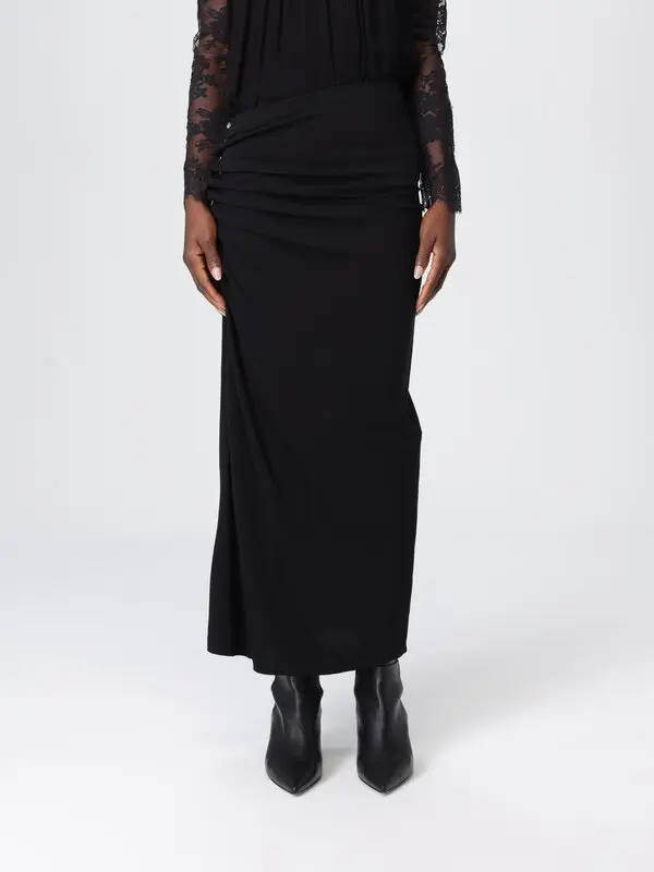 Rabanne Ruched Maxi Skirt