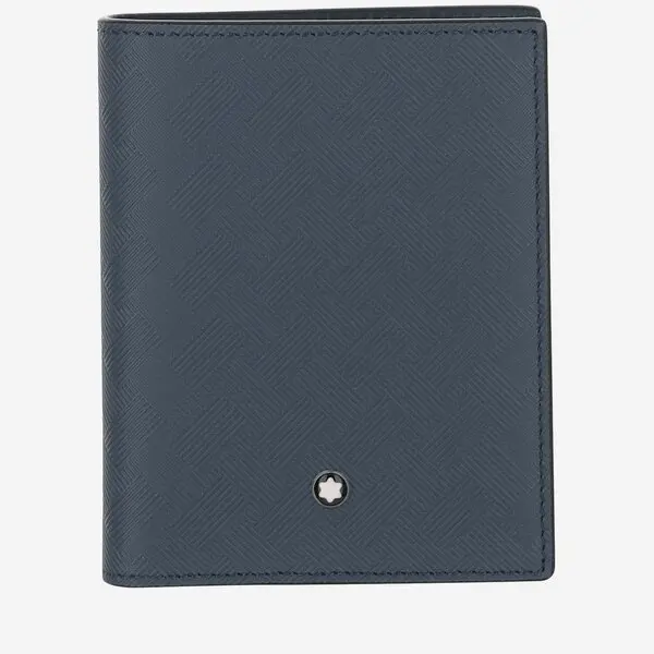 Montblanc Compact Wallet 6 Compartments Extreme 3.0 - Blu Avio