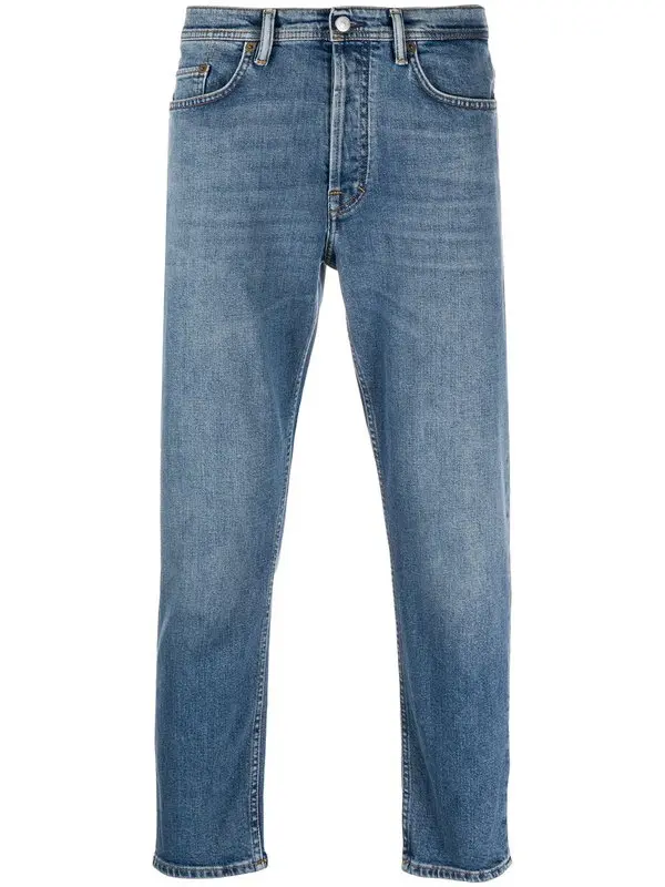 Acne Studios Organic Cotton Denim Slim Jeans - Blue