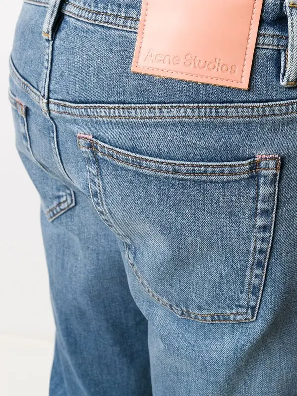 Acne Studios Organic Cotton Denim Slim Jeans - Blue