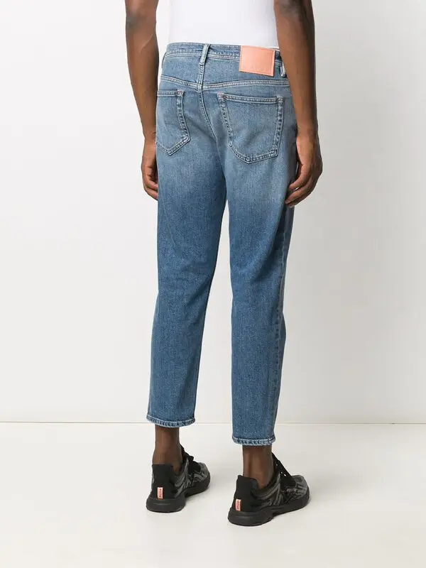 Acne Studios Organic Cotton Denim Slim Jeans - Blue