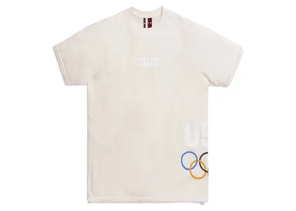 Kith For Team Usa 5 Rings Howard Tee Shirt - Bloom