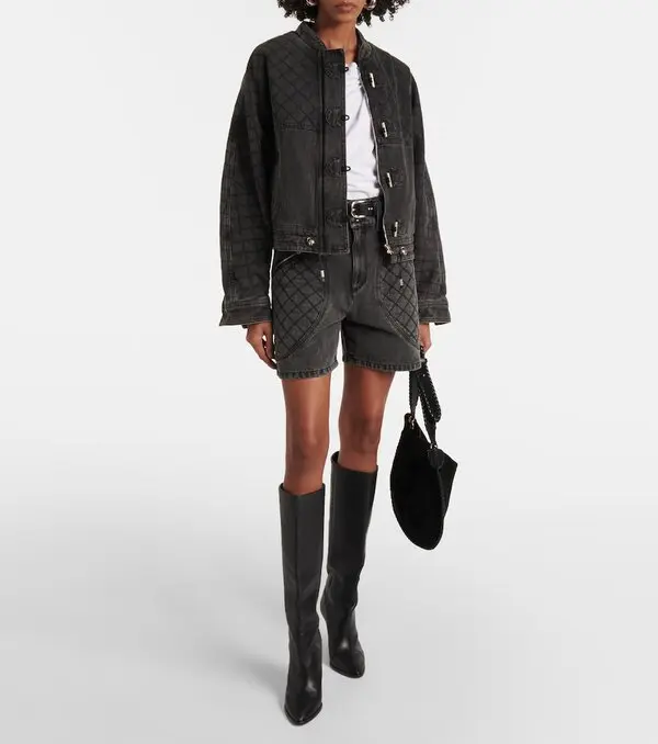 Isabel Marant Étoile Celiany Quilted Denim Jacket