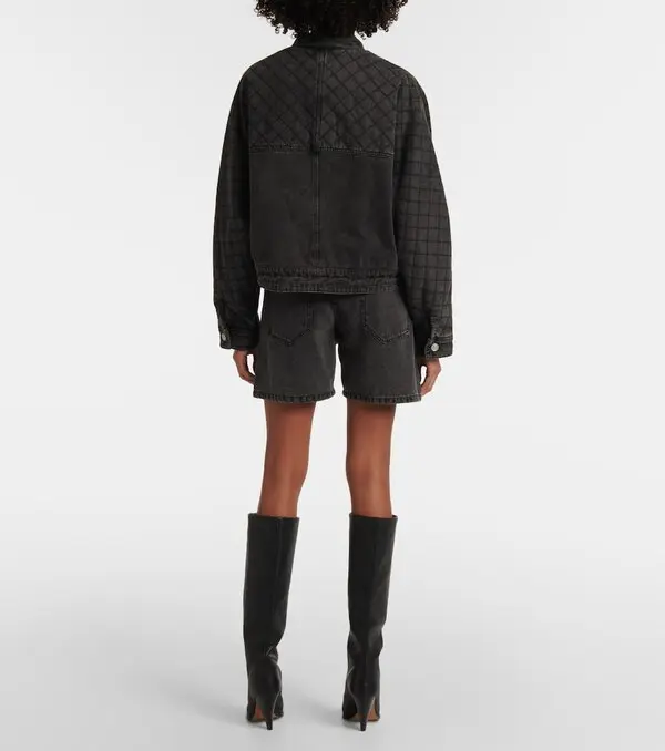 Isabel Marant Étoile Celiany Quilted Denim Jacket