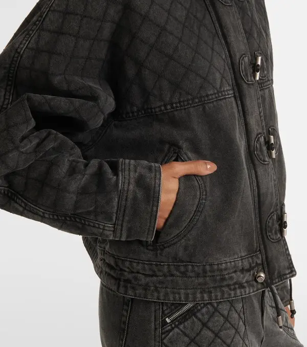 Isabel Marant Étoile Celiany Quilted Denim Jacket