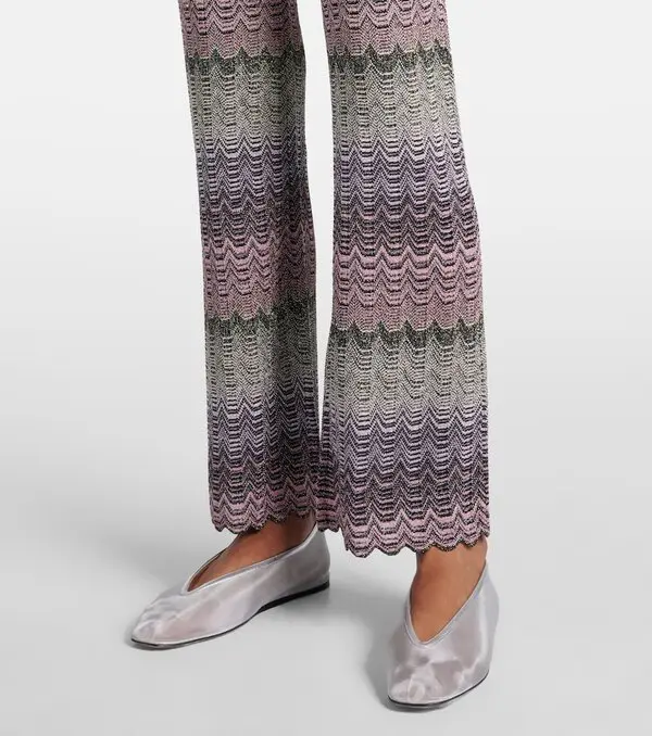 Missoni Zigzag High-rise Flared Pants - Multicoloured