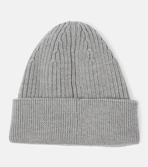 Loewe Logo Wool Beanie - Grey