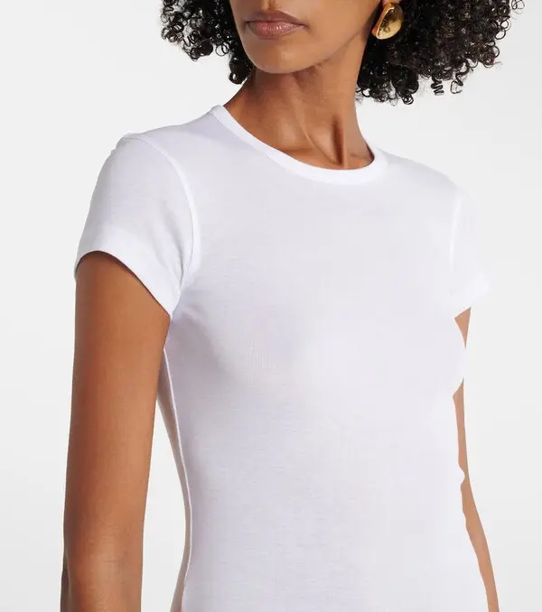 Wardrobe.NYC Cotton Jersey Mini Dress