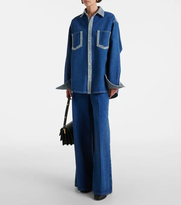 Marni Logo Wide-leg Jeans