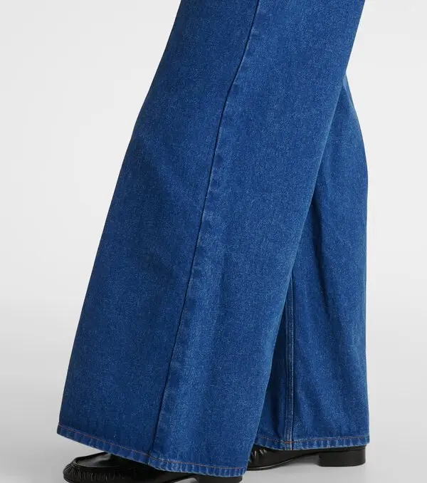 Marni Logo Wide-leg Jeans