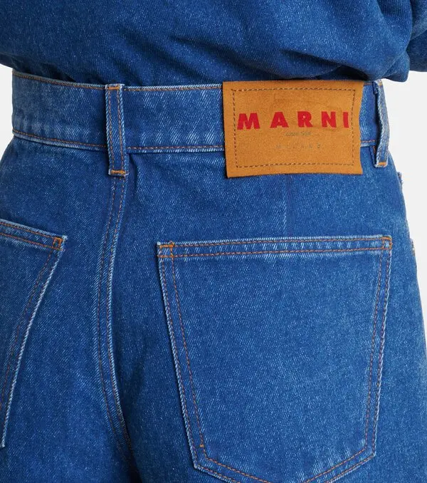 Marni Logo Wide-leg Jeans