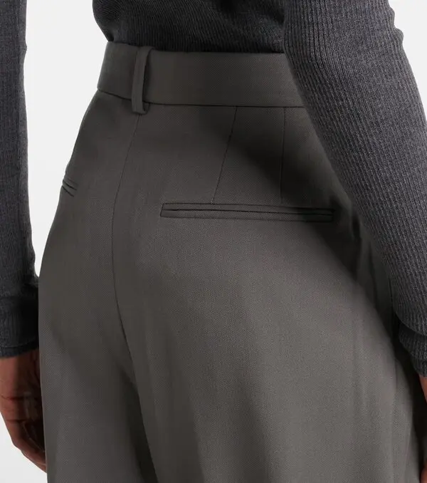 Wardrobe.NYC High-rise Wide-leg Wool Pants