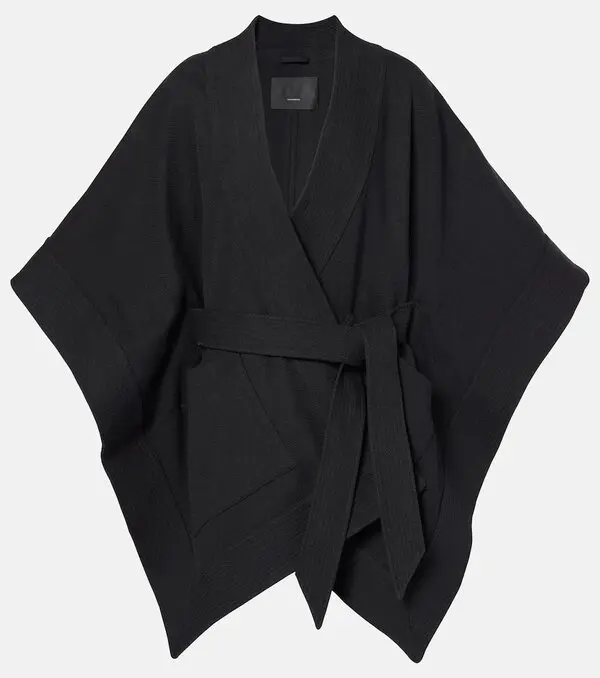 Wardrobe.NYC Belted Cotton Cape