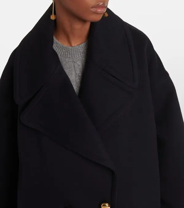 Loewe Pebble Wool Peacoat