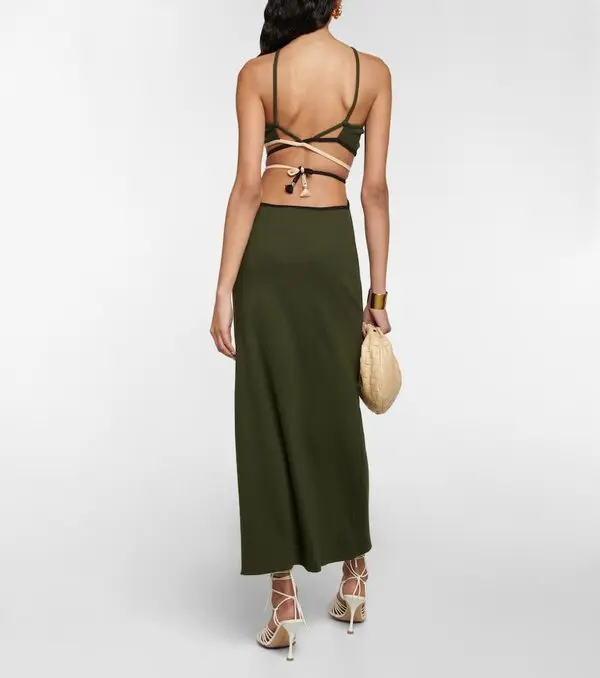 Johanna Ortiz Cutout Maxi Dress