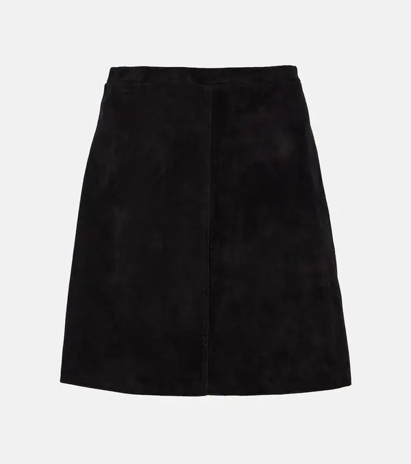 Stouls Lucie Mini Leather Skirt - Black