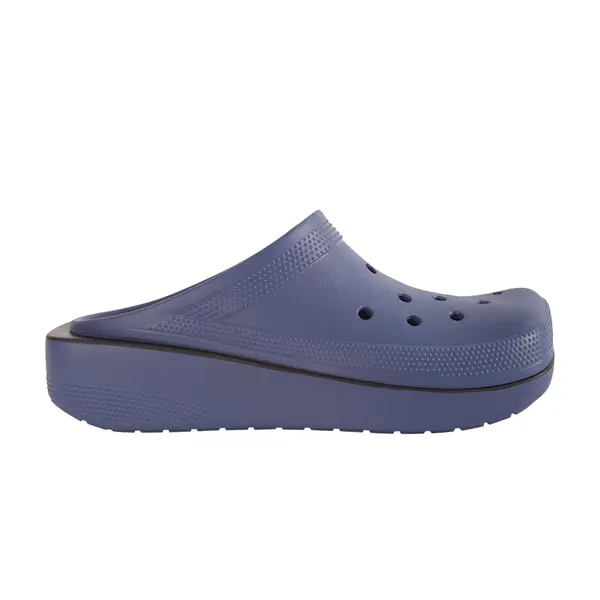 CROCS Painted Edges Blunt Toe Clogs - Blue