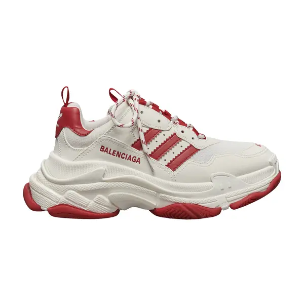 Adidas Balenciaga X Triple S Sneakers - White