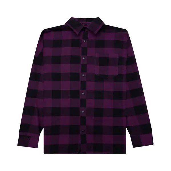 Palm Angels Classic Logo Overshirt 'violet/white - Purple