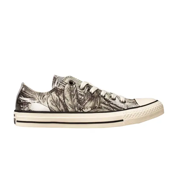CONVERSE Chuck Taylor All Star Low Satin Floral Sneakers - Black