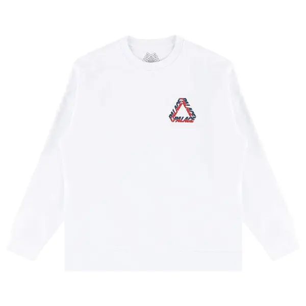 PALACE Split P3 Crew - White