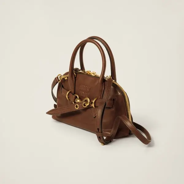 MiuMiu＊Aventure nappa leather トップハンドルバッグ＊送料込 MIUMIU アバンチュール ナッパレザー トップハンドルバッグ