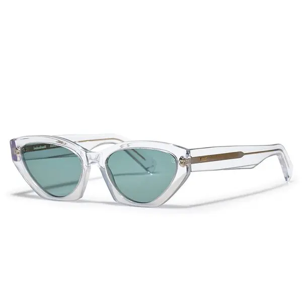 BOBSDRUNK Geometric Acetate Sunglasses - Transparent