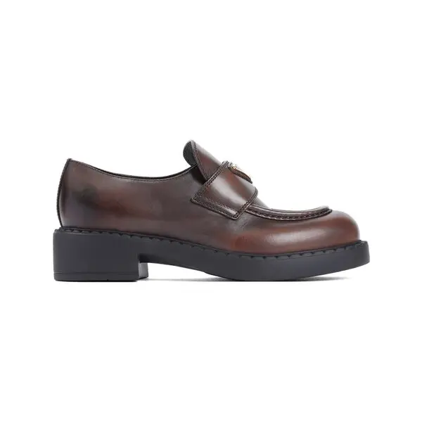 Prada Loafers In Brown - 36% Off | Editorialist 