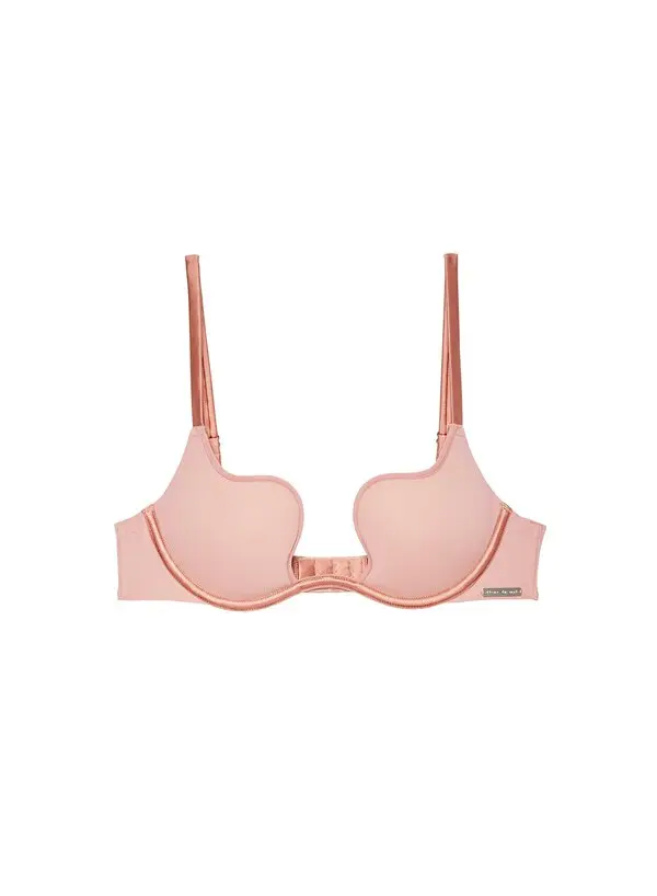 Fleur Du Mal Seduce U-plunge Bra - Tan