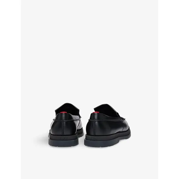 Hugo Tassel-embellished Leather Moccasins