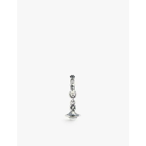 VIVIENNE WESTWOOD Pauliana Single Drop Earring - Oxi Silver