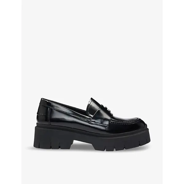 Hugo Stacked-logo Chunky Loafers