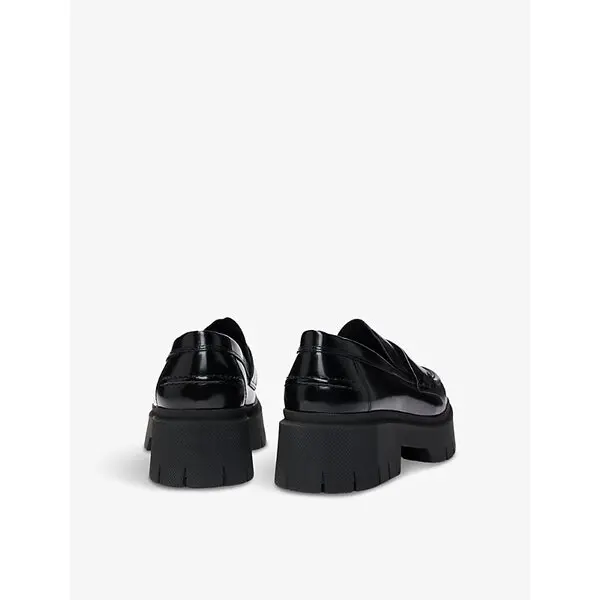 Hugo Stacked-logo Chunky Loafers