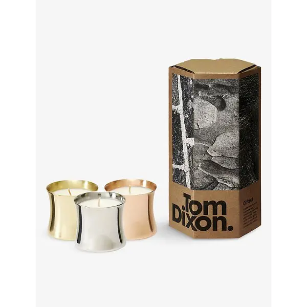 TOM DIXON Eclectic Scented Candles Set Of Three