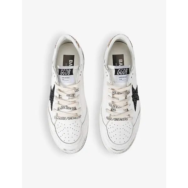 GOLDEN GOOSE Ball Star Leather Low-top Trainers - White/comb