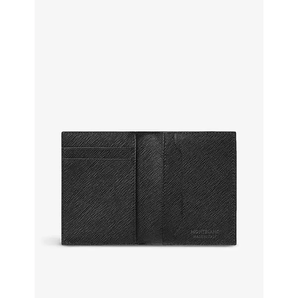 Montblanc Sartorial Logo-embellished Grained-leather Card Holder