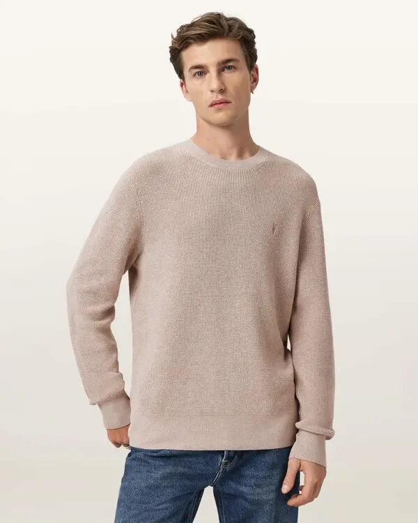 ALLSAINTS Aspen Ramskull Sweater - Carter Grey