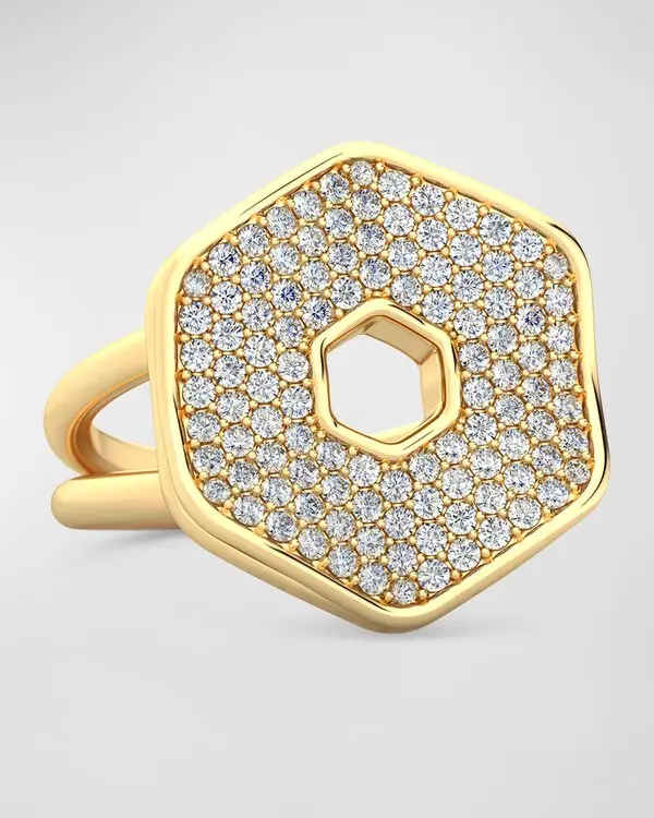 JAMIE TURNER Eclipse Diamond Ring - Diamond & Gold
