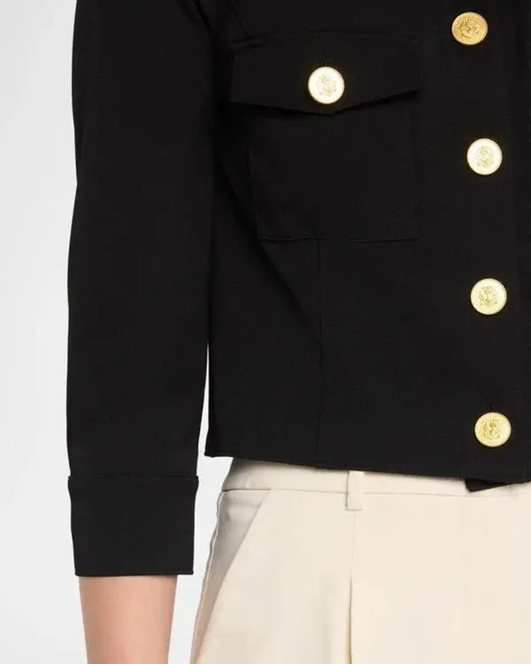 L & APOS;AGENCE L'agence Kumi Cropped Jacket - Blackgold