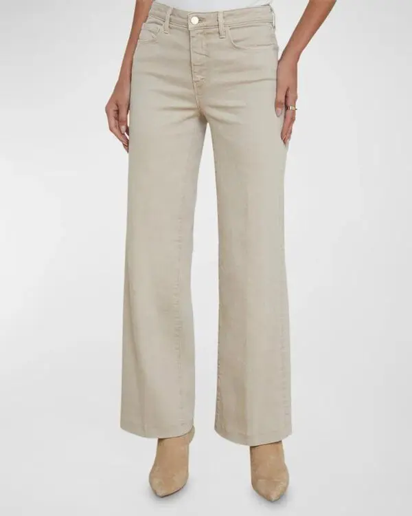 L & APOS;AGENCE L'agence Scottie High-rise Wide-leg Jeans
