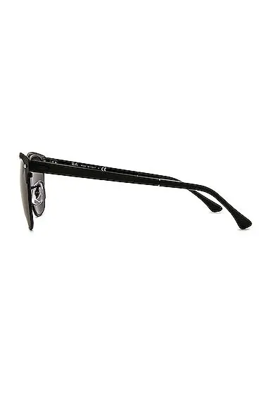 Ray-ban Clubmaster Metal Sunglasses - Black