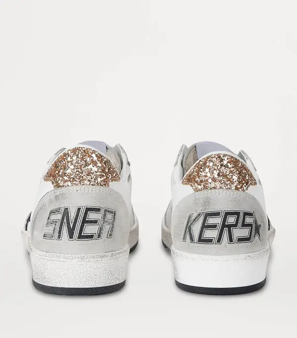 GOLDEN GOOSE Ball Star Leather Sneakers - White