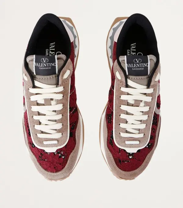 【極美品】VALENTINO LACE RUNNER SNEAKERS 38 Valentino Lace Runner Sneakers