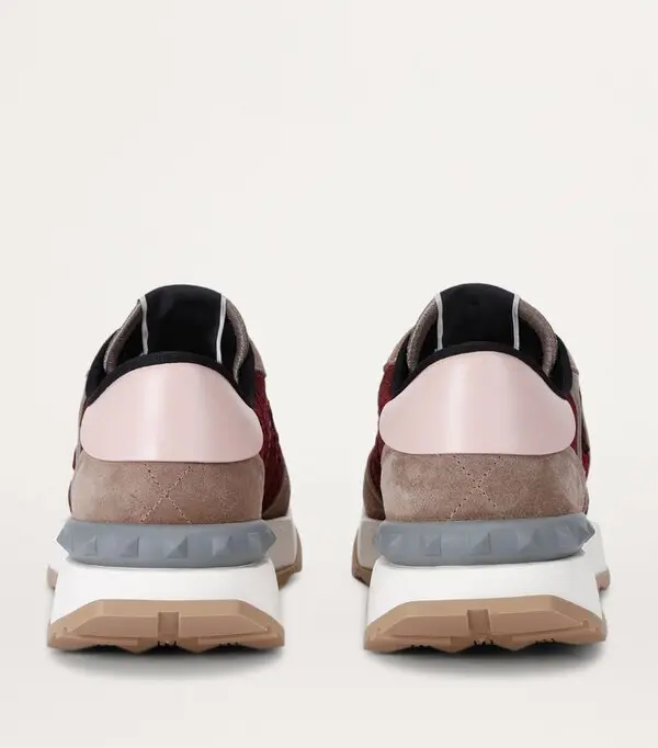 【極美品】VALENTINO LACE RUNNER SNEAKERS 38 Lace And Mesh Lacerunner Sneaker by Valentino Garavani at THE MILE