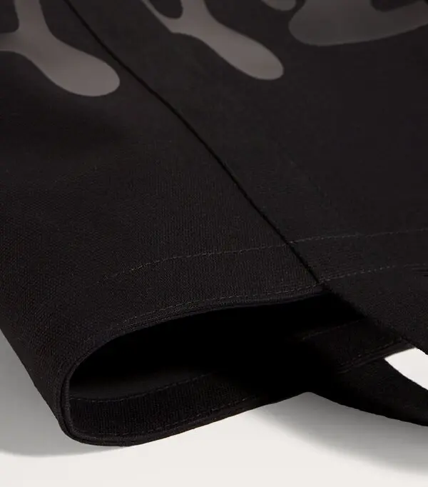 Harrods Cotton Logo Tote - Black
