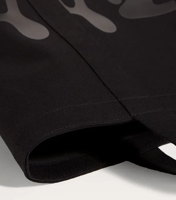 Harrods Cotton Logo Tote - Black