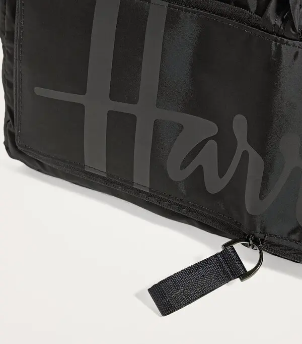 Harrods Logo Pocket Shopper - Black