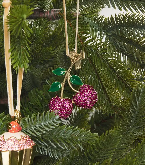 JOANNA BUCHANAN Crystal-embellished Cherries Tree Decoration