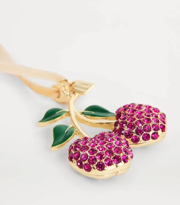 JOANNA BUCHANAN Crystal-embellished Cherries Tree Decoration